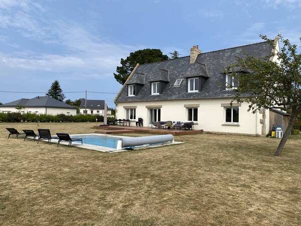 Maison Néo-bretonne Avec Piscine Et Wifi Dans Un Quartier Calme. 12 Pers. - Saint-Jacut-de-la-Mer