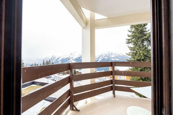 Estudio 'Les Bouquetins A' Con Balcón Y Vistas Al Valle Orientado Al Sur - Bourg-Saint-Maurice
