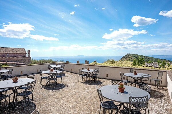 Villa 'La Contessa' With Sea View, Shared Terrace And Wi-fi - Vico Equense