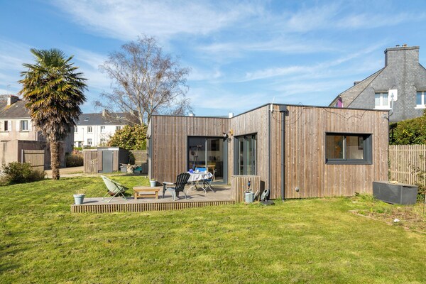 Holiday Home 'La Cabane - 10 Min Du Port' With Private Terrace, Wi-fi And Air Conditioning - Bénodet