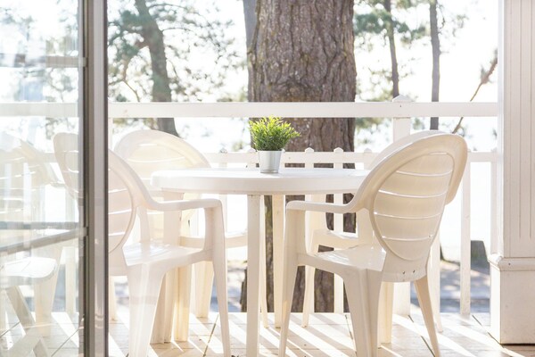 Appartement 'La Cabine - Vue Sur La Plage' Avec Vue Sur La Mer, Piscine Partagée Et Wi-fi - Fouesnant