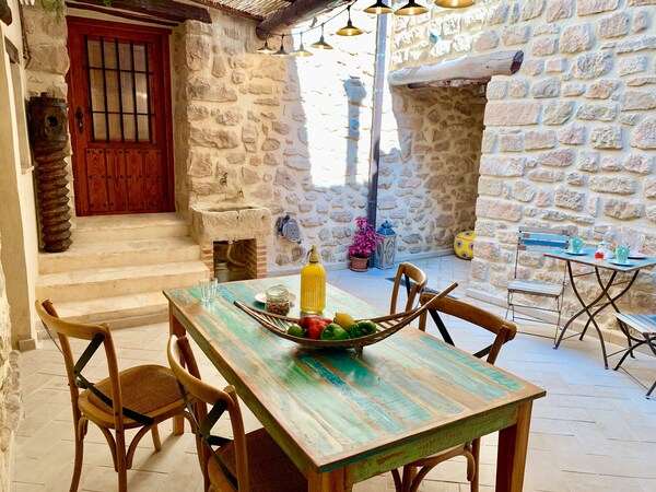 Casa Rural 'La Casuca' Con Vistas A La Montaña, Terraza Privada Y Wi-fi - Montanejos