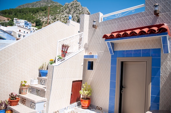 Bellevue House- -With Terrace In The Heart Of The Medina - Chefchaouen