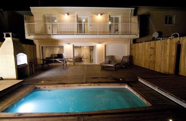 House With Sea View 12 Pers + Heated Pool - Vendays-Montalivet