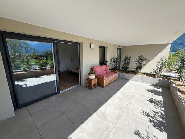Appartement Charmant Avec Vue Sur Le Mont Blanc.\nidéal Pour 1 Ou 2 Personnes. - Sallanches