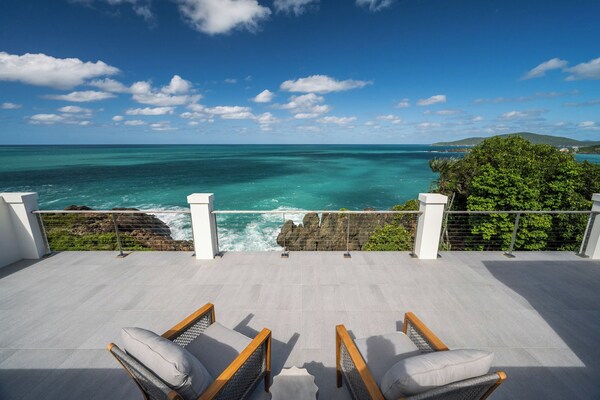 New- Oceanfront Villa Tropaco-4br 4.5ba With Pool - 聖托馬斯島