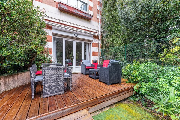Cosy Apartment In Arcachon, 300m From The Beach, Garden, Terrace, Private Parking  4 Guests - Cap Ferret