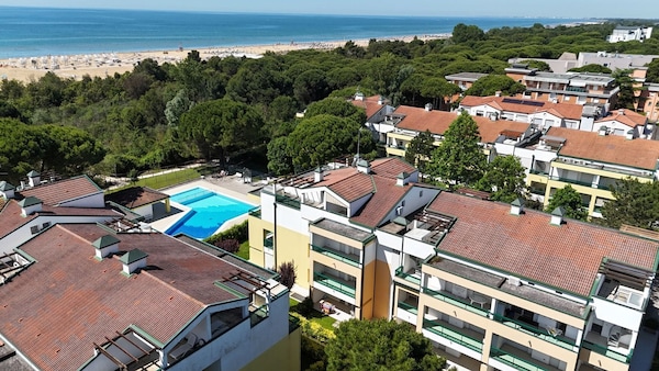 Appartement Moderne En Bord De Mer Avec Piscine Partagée - Caorle