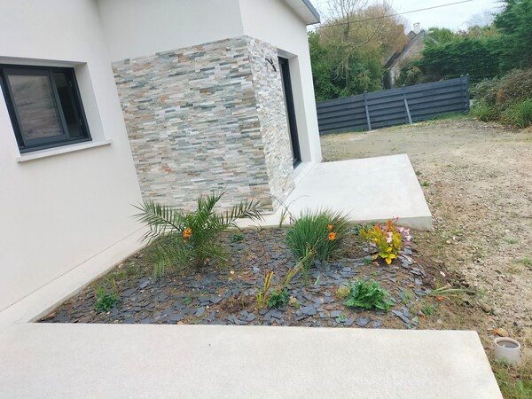New House For Rent In Plouescat, 4km From The Sea, Built In 2024. - Plouescat