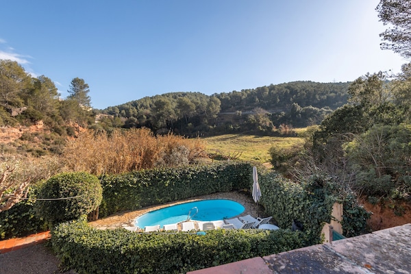 Country House 'Cal Contra' With Mountain View, Private Pool And Wi-fi - Martorell