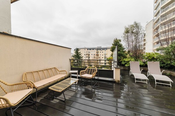 Duplex Lumineux Avec Terrasse Courbevoie - 6p - Courbevoie