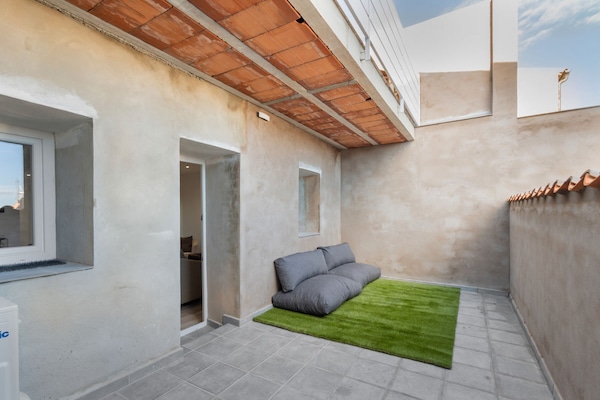 Apartamento 'Cal Brigida' Con Vistas A La Montaña, Wi-fi Y Aire Acondicionado - Rubió