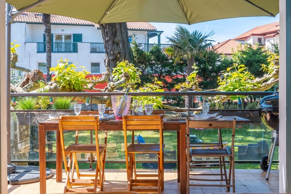 Familie Basque Huis In Anglet  Grote Tuin, 5 Slaapkamers, Strand Op 1,9 Km - Arbonne