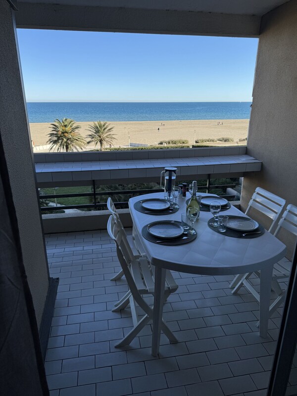 Tranquil 2 Bedroom Apartment In Canet-en-roussillon Wifi, Ac, Sea View Terrace - Canet-en-Roussillon