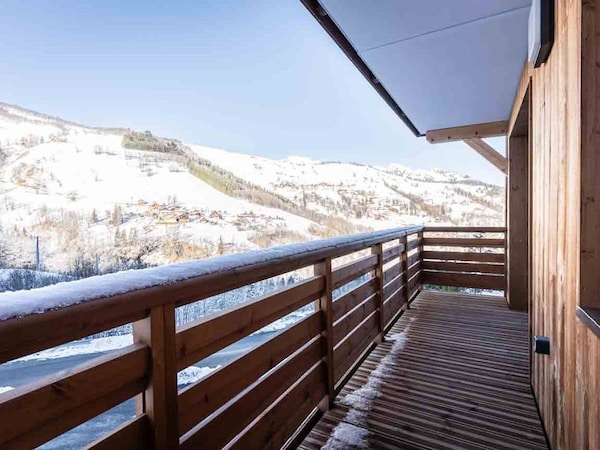 Neues T2 Mit Balkon, Parkplatz Und Skiraum, Ideal Für 4 Personen - Aiguebelle