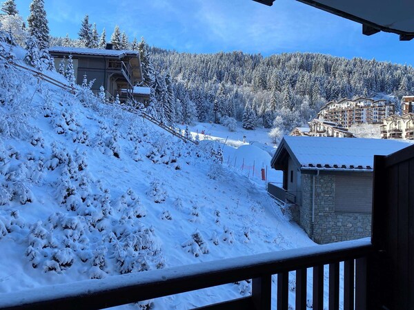 Ski-in/ski-out Apt, South, Pets Welcome - Courchevel