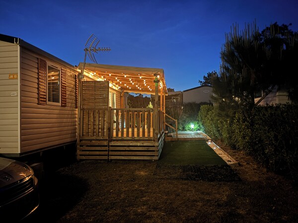 Claouey-location Mobilhome Lodge Premium -6 P- Siblu Les Viviers Lège Cap Ferret - Andernos-les-Bains