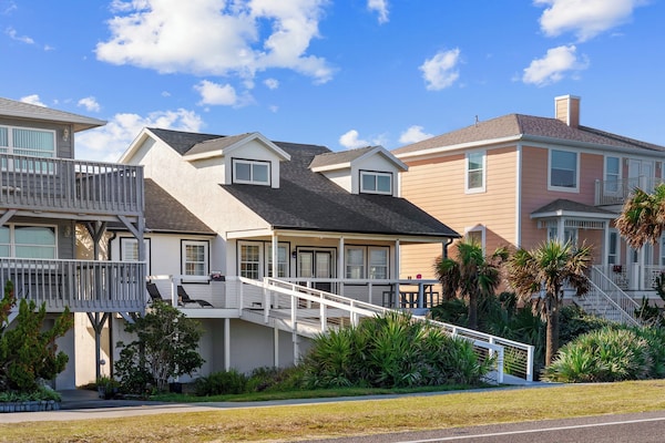 Modern Beachfront Luxury Retreat W Ocean Views - Gamble Rogers, Flagler Beach