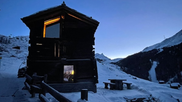 Gmachje - A Cozy Tiny House In Findeln With Ski-in/ski-out Access - Zermatt