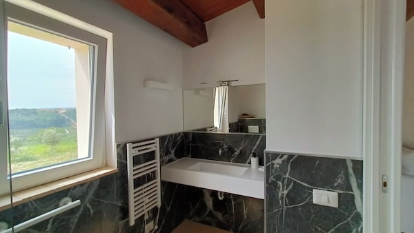 Panoramic Cottage, Stunning View, 3 Mins From The Sea, Surrounded By Olive Trees - Marcas