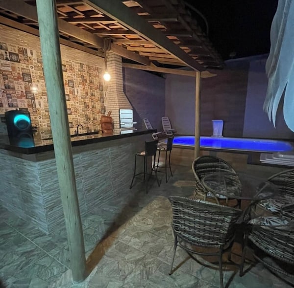 Casa Com Piscina\ncasa Aconchego Fsa, Lugar Para Relaxar ! - Feira de Santana