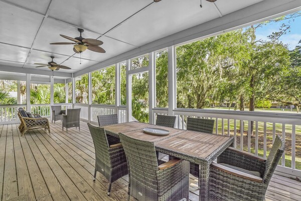 New! Edisto Beach Sea Suite Escape-golf Views, Large Porch, Close To Beach - Edisto Island, SC