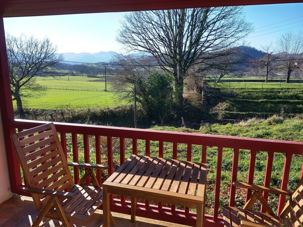 2 Pers-studio Conchita - View Of The Pyrenees, 7km From Saint-jean-pied-de-port. - Saint-Jean-Pied-de-Port