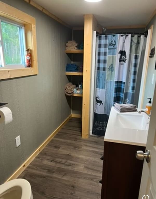 Cozy 2-bedroom Cabin Near Endless Trails. Family And Pet Friendly. Fire Pit & Ac - Trout Lake Township, MI