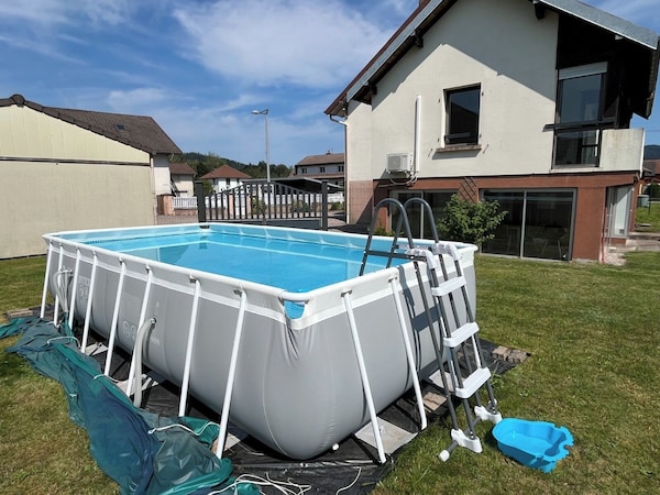 Gîte 205m2 8pers Piscine, Jacuzzi, Balnéo, Proche Gérardmer - La Bresse - Remiremont
