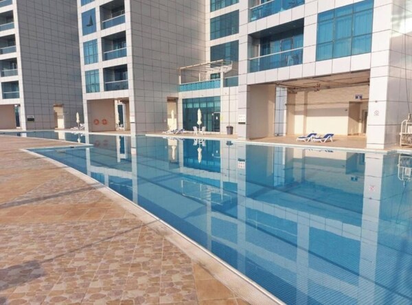 Sea View  2-bedroom Apartment With Ac, Fitness Room, Swimming In Fantastic Ajman - Sharjah