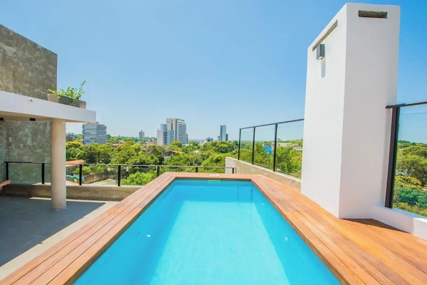 Cozy 1-bedroom Apartment In Charming Asunción With Ac, Fitness Room, Wifi - Asunción