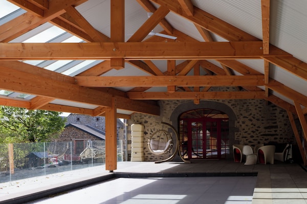 Le Manoir De La Chaumette Independent Apartment With Games Room And Swimming Pool - Saint-Flour
