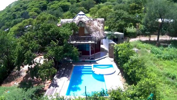 Casa Privada Con Piscina En Taganga. En Plena Naturaleza A 10 Min De Santa Marta - Taganga