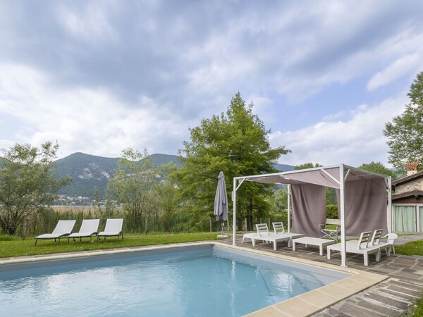 Vrijstaand Vakantiehuis Met Wifi, Privé Zwembad, Airco, Tv, Patio, Parking, Huisdieren Toegestaan - Iseo