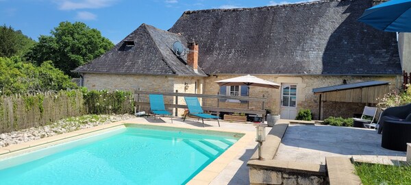 In The Heart Of The Village, House For 8 With Pool - Terrasson-Lavilledieu