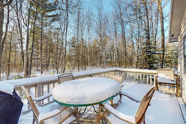 Cozy Wooded Home W/ Access To Snowmobile Trail, Near Town, Lakes, & Bike Trails - Presque Isle, WI