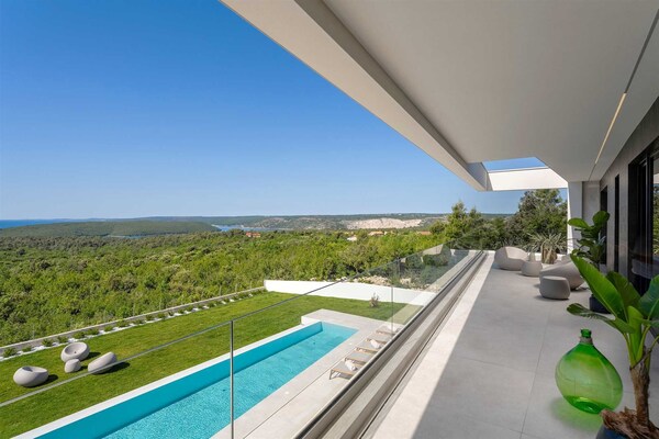 Design Villa Diagonal - Ruhiger Rückzugsort Mit Meerblick - Ravni