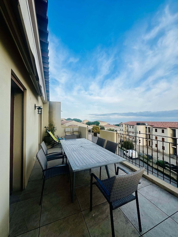 Superb Sea View Apartment In Algajola - Algajola