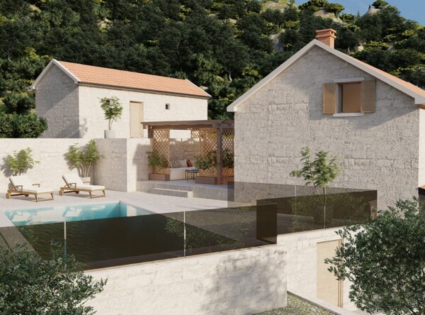 Villa Marina - Five Bedroom Villa With Pool - Neum