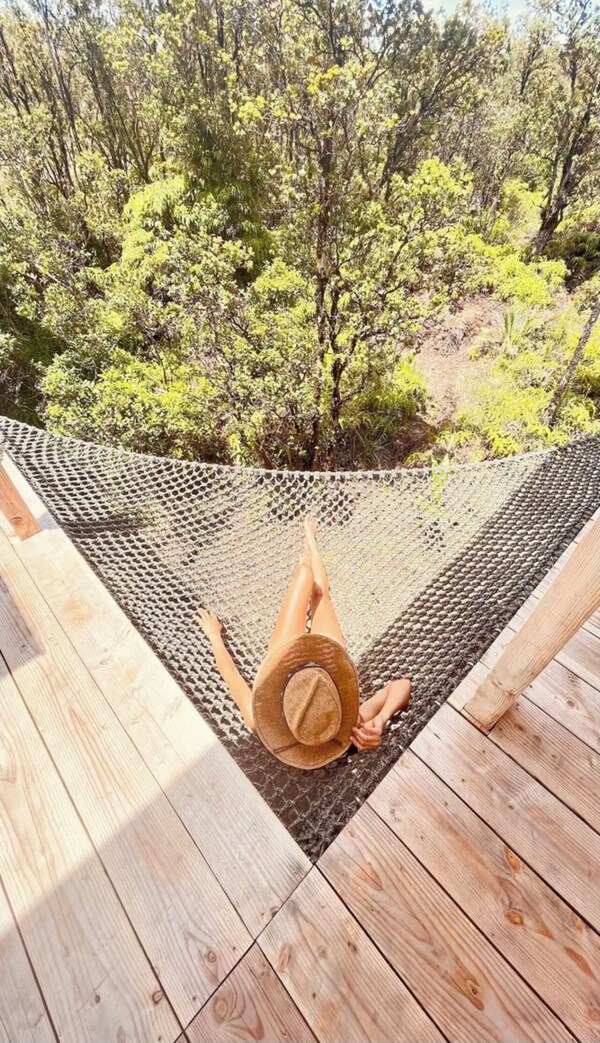 Hawaiian Treehouse, Peaceful Glamping Retreat - Hawaii