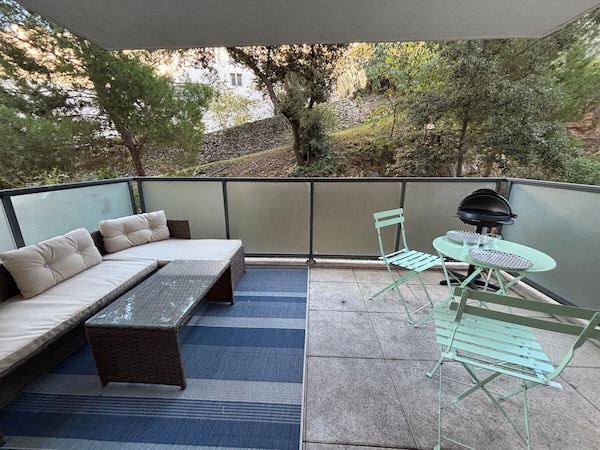 Confort Moderne à Sète : 2 Pièces, Parking, Wifi - Mèze