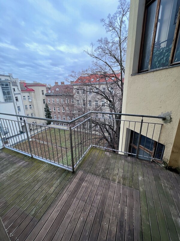 Delightful 1 Bedroom Near Schönbrunn And Westbahnhof With Porch - Vienne