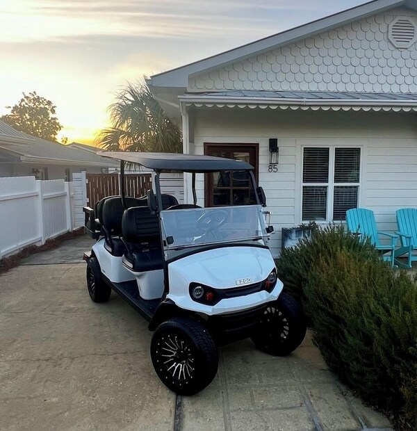 New List - New Golf Cart-walk To Beach-charming Bungalow 4br! - Florida
