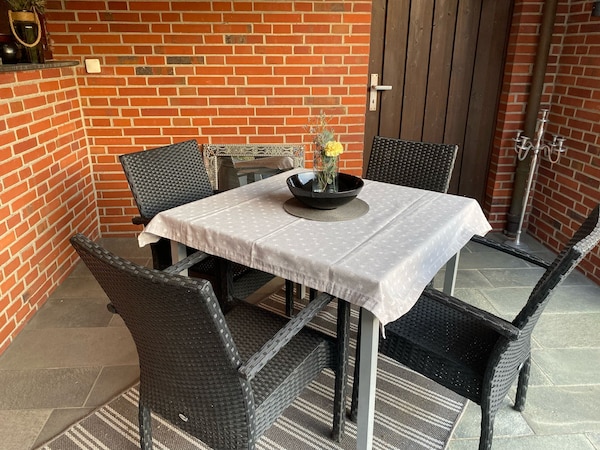 Ferienwohnung 'An Der Berkelquelle' Mit Privater Terrasse, Gemeinschaftsgarten Und Wi-fi - Billerbeck