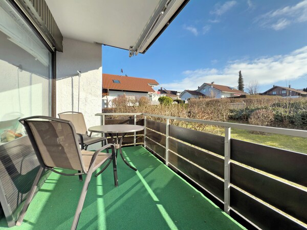 Ferienwohnung 'Gute Zeit' Mit Bergblick, Privatem Garten Und Wi-fi - Weiler-Simmerberg