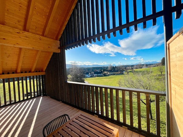 Appartamento 'Blanc' Con Vista Sulle Montagne, Balcone E Wi-fi - Bregenz