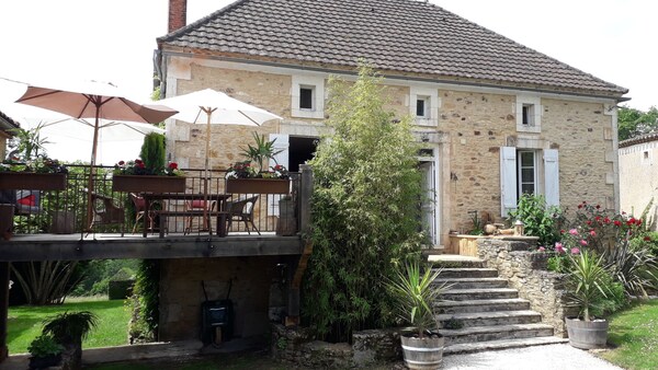 Gîte Des Bambous 6 Personnes Et Piscine - Duravel