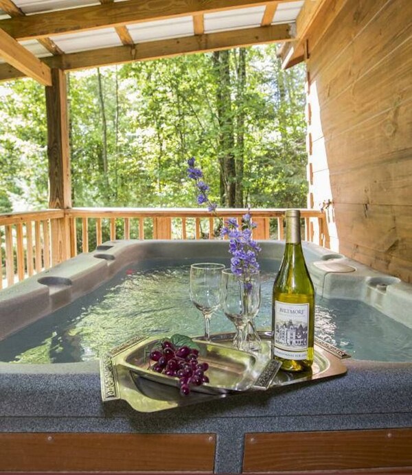 Paint Creek Lodge ... 5 Bedroom A-frame Log Cabin W/hot Tub & Swimming Pond - Iowa