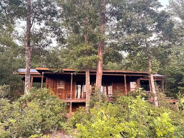 Stunning View At The Lotus View Retreat In Yogaville/ Cabin - James River State Park, Gladstone