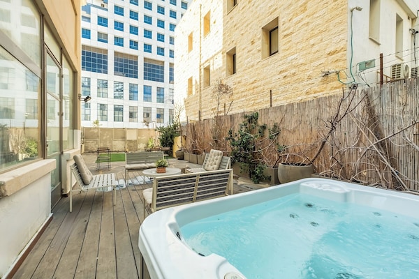 Hayarkon Hot Tub 4br Apartment - Telavive